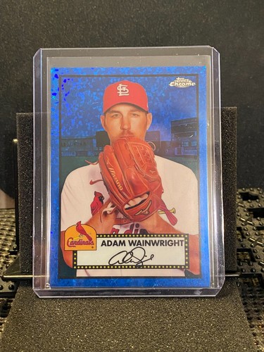 Adam Wainwright 2021 Topps Chrome Platinum - Blue Mini-Diamonds - 188/ ...