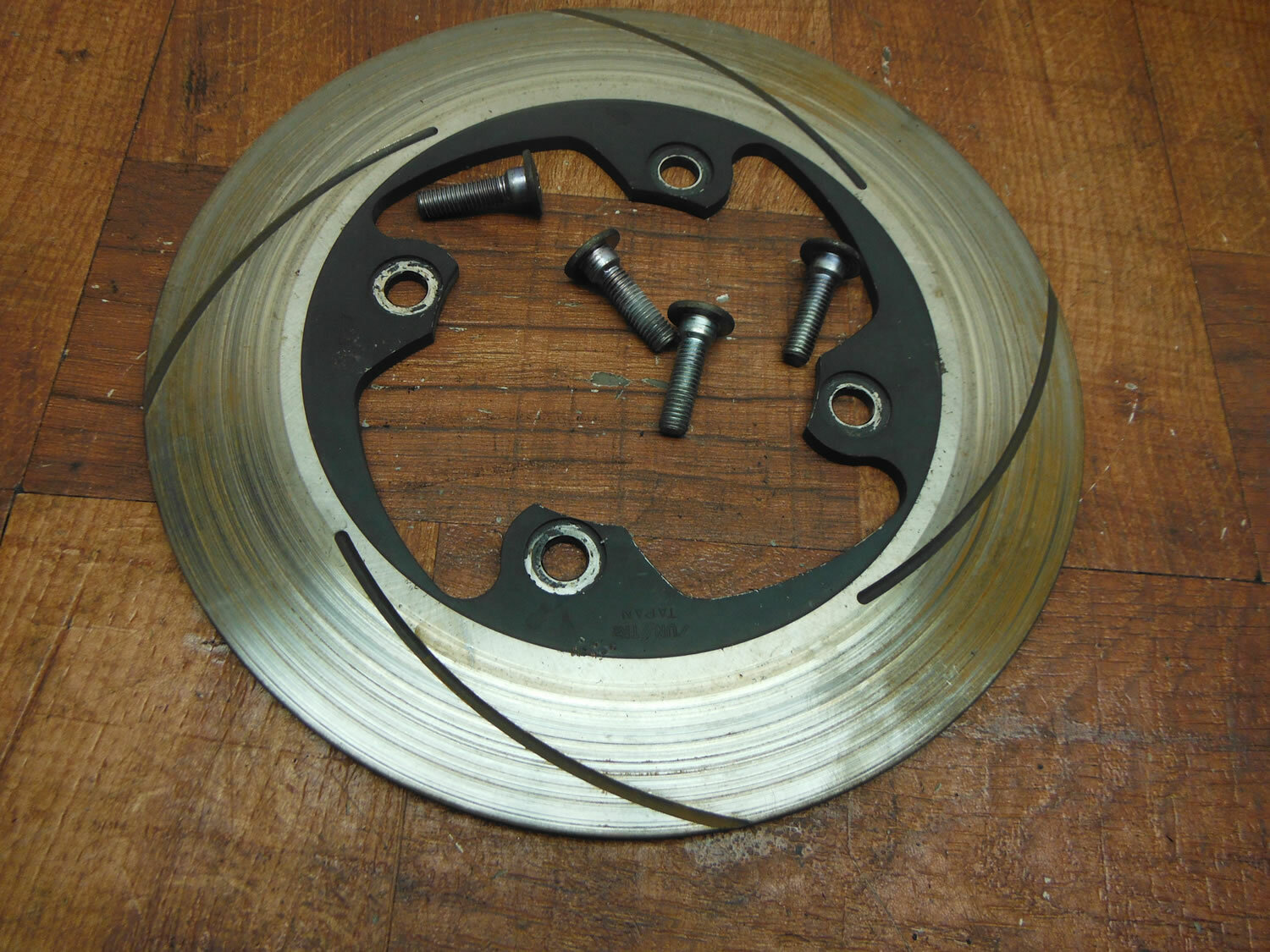 93-01 kawasaki ninja zx11 REAR BRAKE ROTOR sunstar gr017 japan BOLTS ...