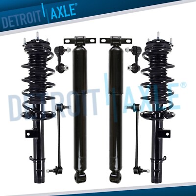 Front Struts w/ Coil Spring Rear Shocks Sway Bars for 2018 2019 Honda ...