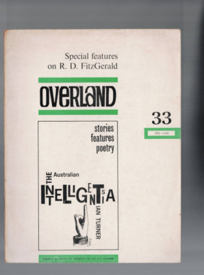 AUSTRALIANA ,OVERLAND MAGAZINE , AUSTRALIAN LITERATURE , SUMMER 1965-66 ...