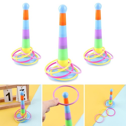 Hoop Toss Cast Throw Circle Pool Toy Baby Stacking Rings For Children ...
