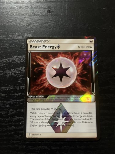 Beast Energy 117/131 Prism Holo Rare Forbidden Light Pokemon Card | eBay