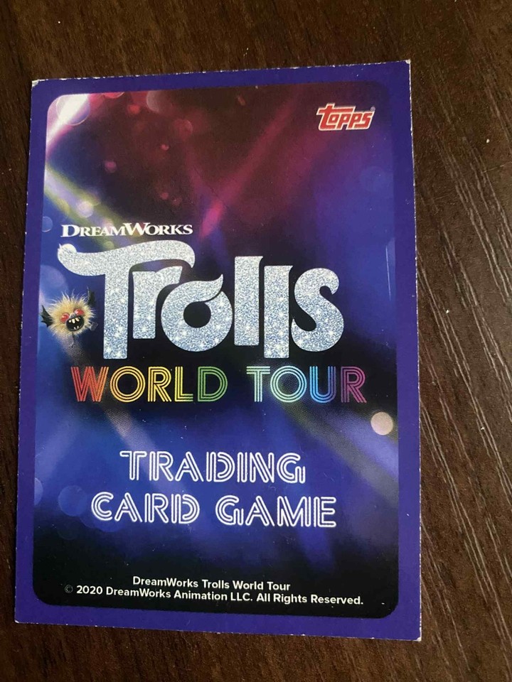 Topps Trolls World Tour Sheila B Hug Booster Rainbow Foil #146 ...