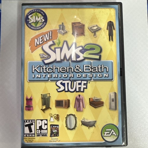 The Sims 2: Kitchen & Bath Interior Design Stuff (PC CD, 2008 ...