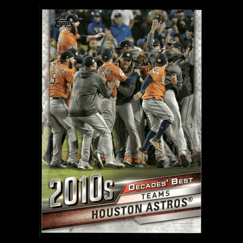 Team Card #DB-84 2020 Topps Decades Best Houston Astros Baseball Card ...