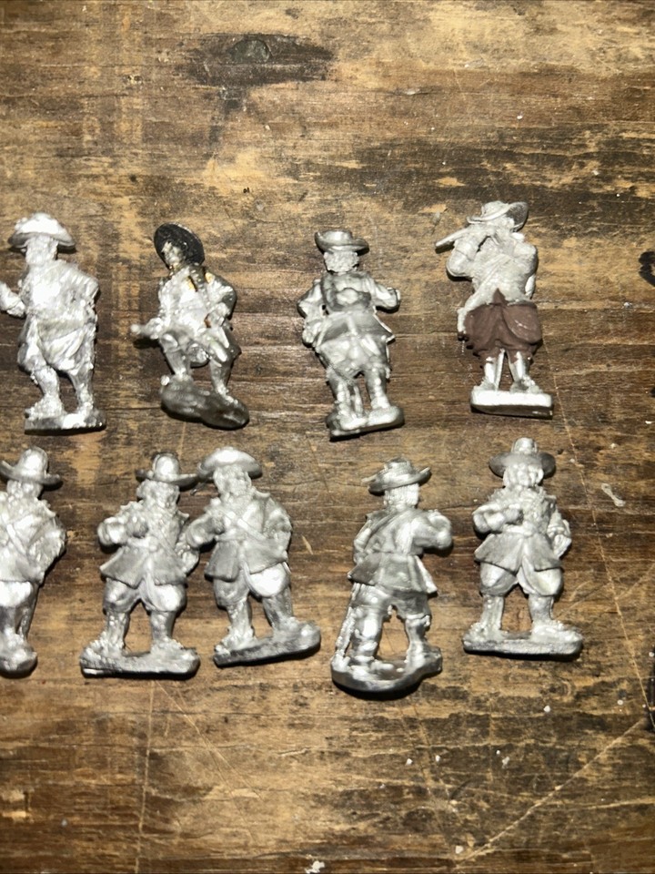 25mm Tin Antique Cowboys for Tabletop War Game TTRPG Miniatures | eBay