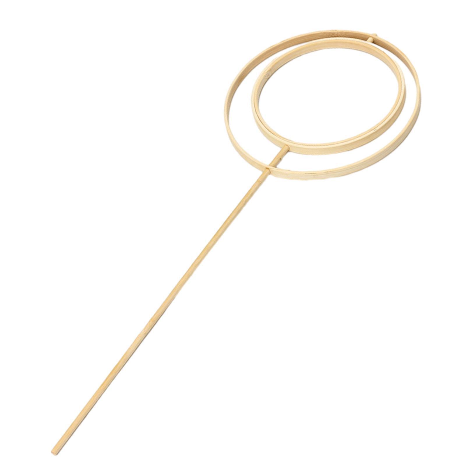 Ancient Fan DIY Hand Fan Frame Long Handle, Birthday Decorative Cosplay ...