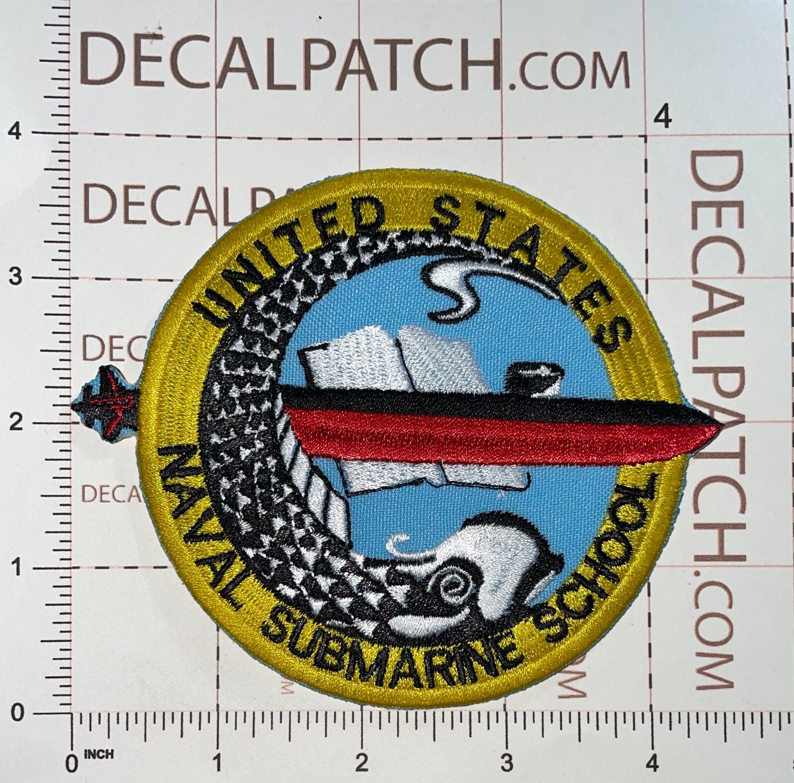 USN Naval Submarine School Patch Hook & Iron-On Repro New A542 | eBay