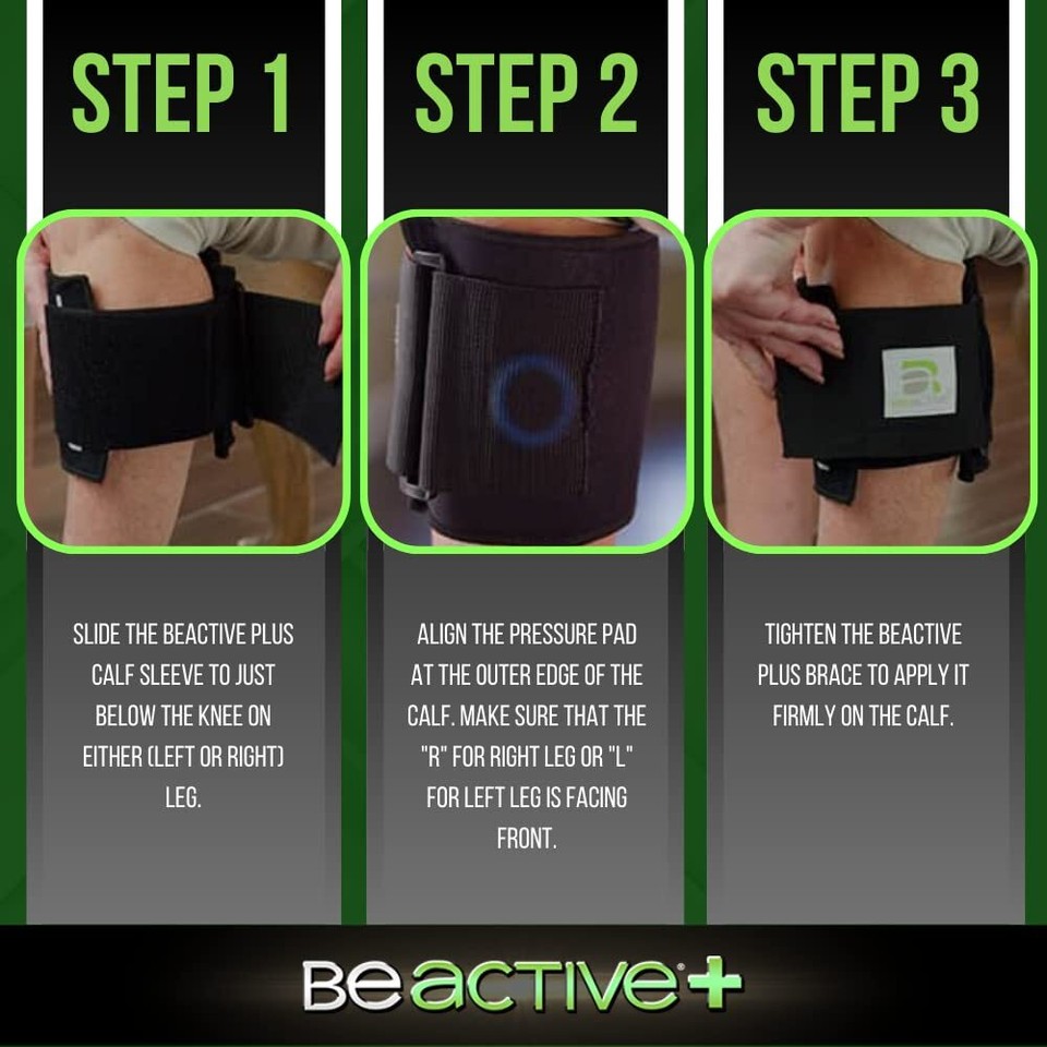 BEACTIVE Plus Acupressure System - Sciatica Pain Relief Brace For ...