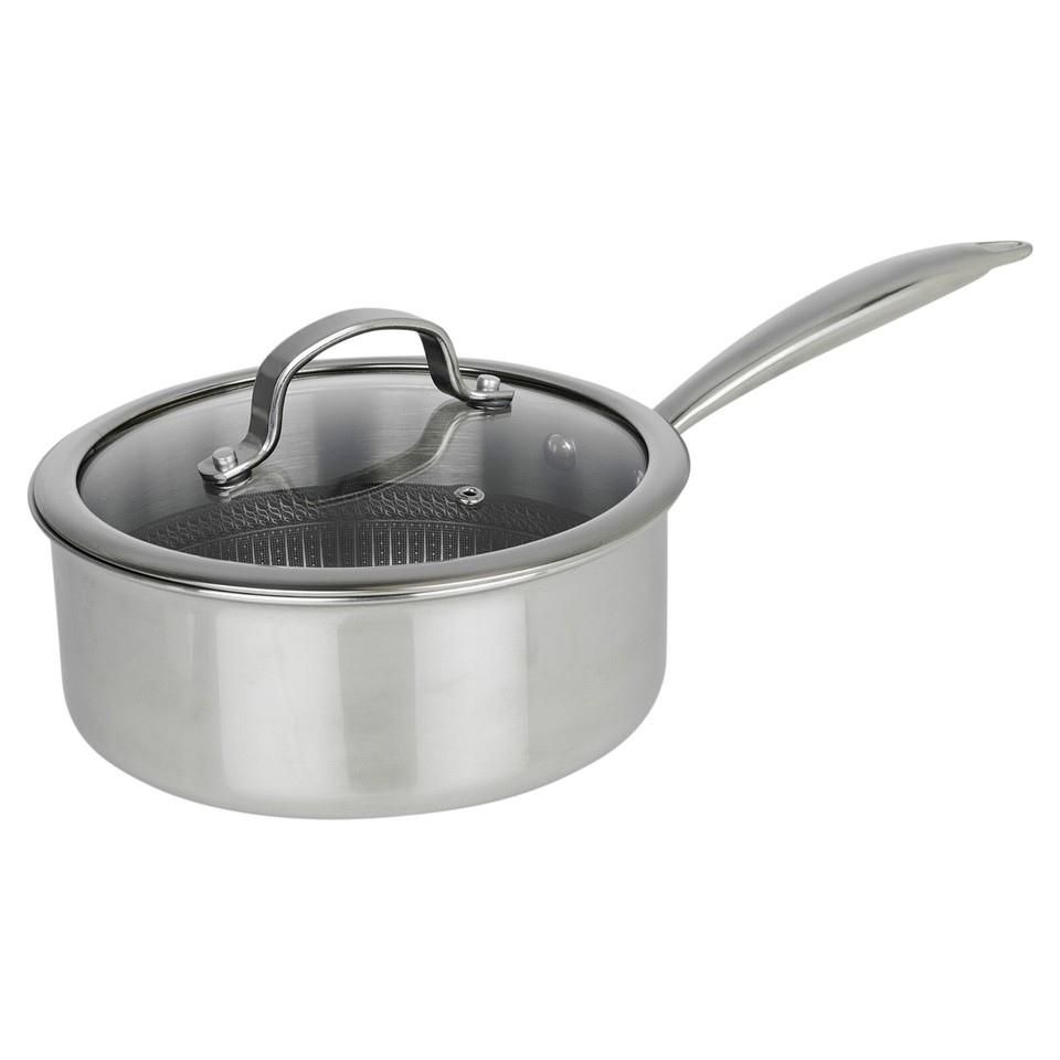 Hextec Non Stick Stainless Steel Aluminium Induction Cookware Tempered ...