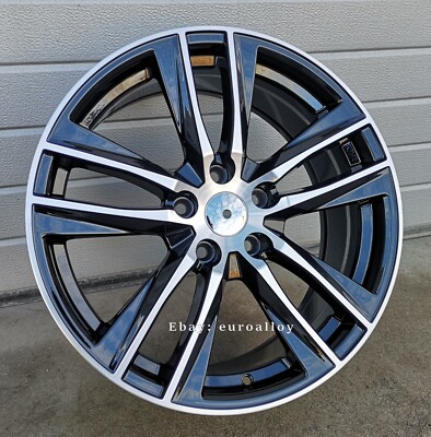 4 x 18 Inch 5x112 Black Polished Wheels: Fits For Seat Volkswagen Skoda ...