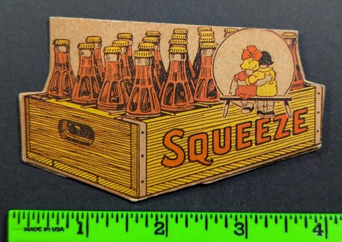 Vintage Orange Squeeze Soda Beverage Foldout Needle Case Trade Card | eBay