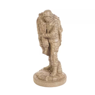No 1-Left behind Soldier Concrete Garden Statue | eBay