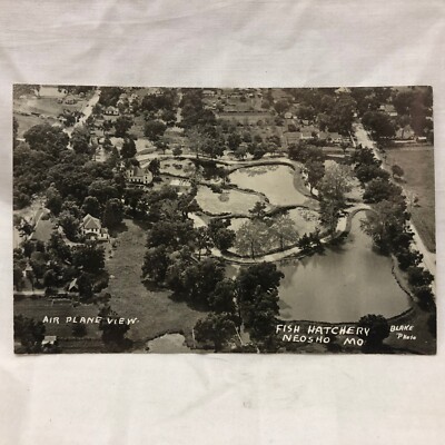 Vintage Fish Hatchery Postcard 1947 Neosho Montana | eBay