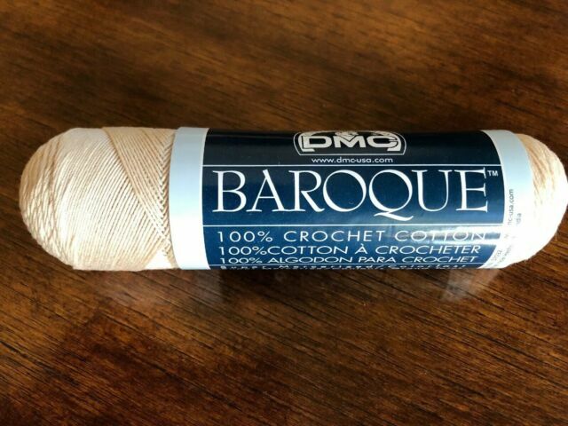 DMC Baroque 100 Cotton Crochet 416yd Ecru for sale online | eBay