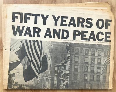 Fifty Years Of War And Peace, New York Times (Feb. 1962) Vintage ...