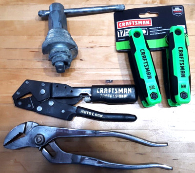 RIDGID No. 342 Internal Pipe Wrench / Craftsman Auto lock pliers | eBay