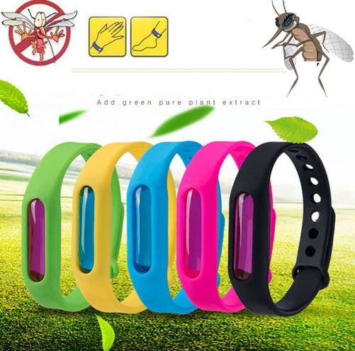 Anti Mosquito Insect & Bug Repellent Bracelet Bands Silicone Wristband ...