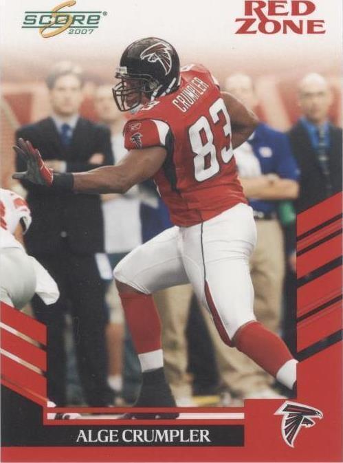 2007 Score - Alge Crumpler #74 Red Zone /120 for sale online | eBay