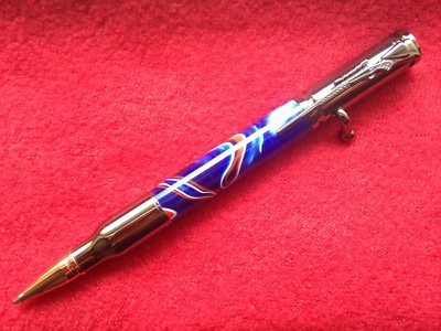 New - Hand Crafted .30 Cal Bolt Action Brushed Nickel Finish Rifle ...
