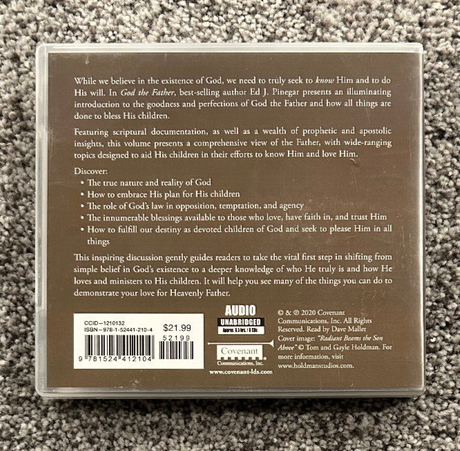 God the Father by Ed J. Pinegar - LDS Audiobook on CD (Unabridged, 6 ...