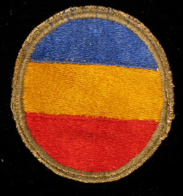 WWII ERA UNITED STATES MILITARY UNIFORM PATCH BLUE YELLOW RED !!?? | eBay