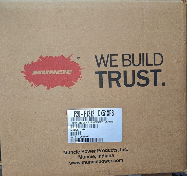 Muncie F20-F1312-DX51XPB Dual Mode 2020+ Diesel Ford PTO 10R140 1.25 ...