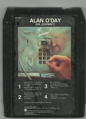 Alan O'Day Oh Johnny! (8 Track, 1979 Pacific) VG-VG+ | eBay