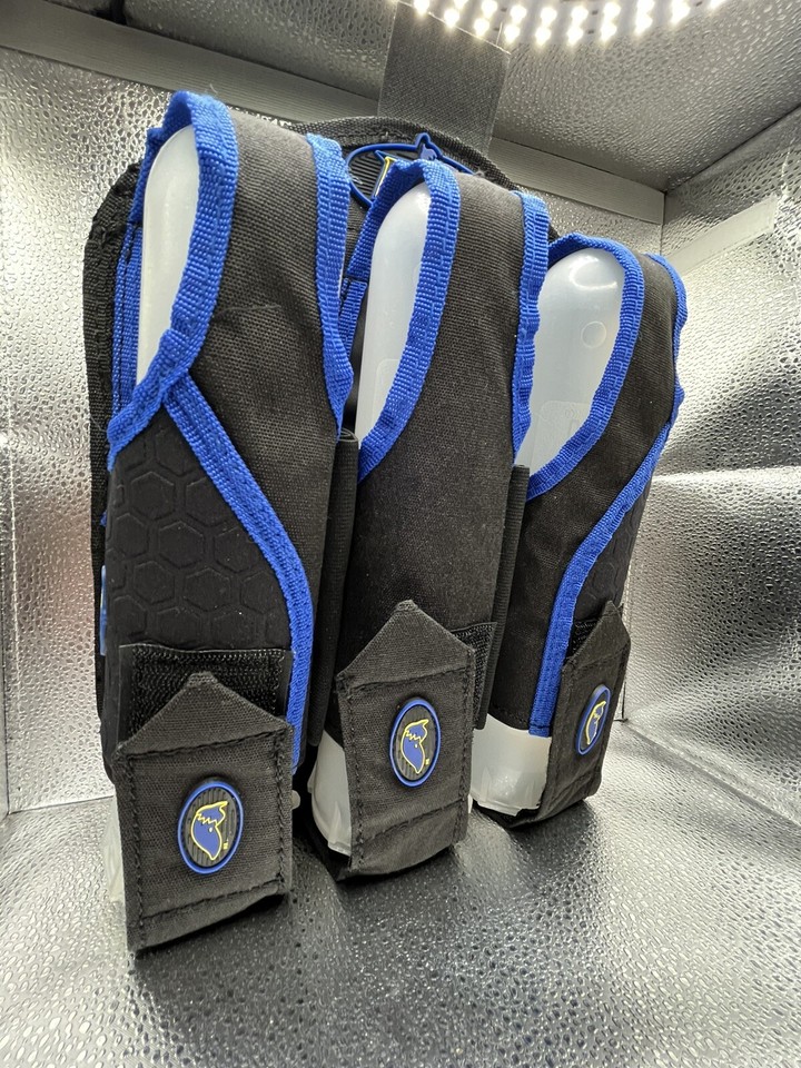Never Used Redz 3 Paintball Pod Pack Harness w/ 3 View loader Clear ...