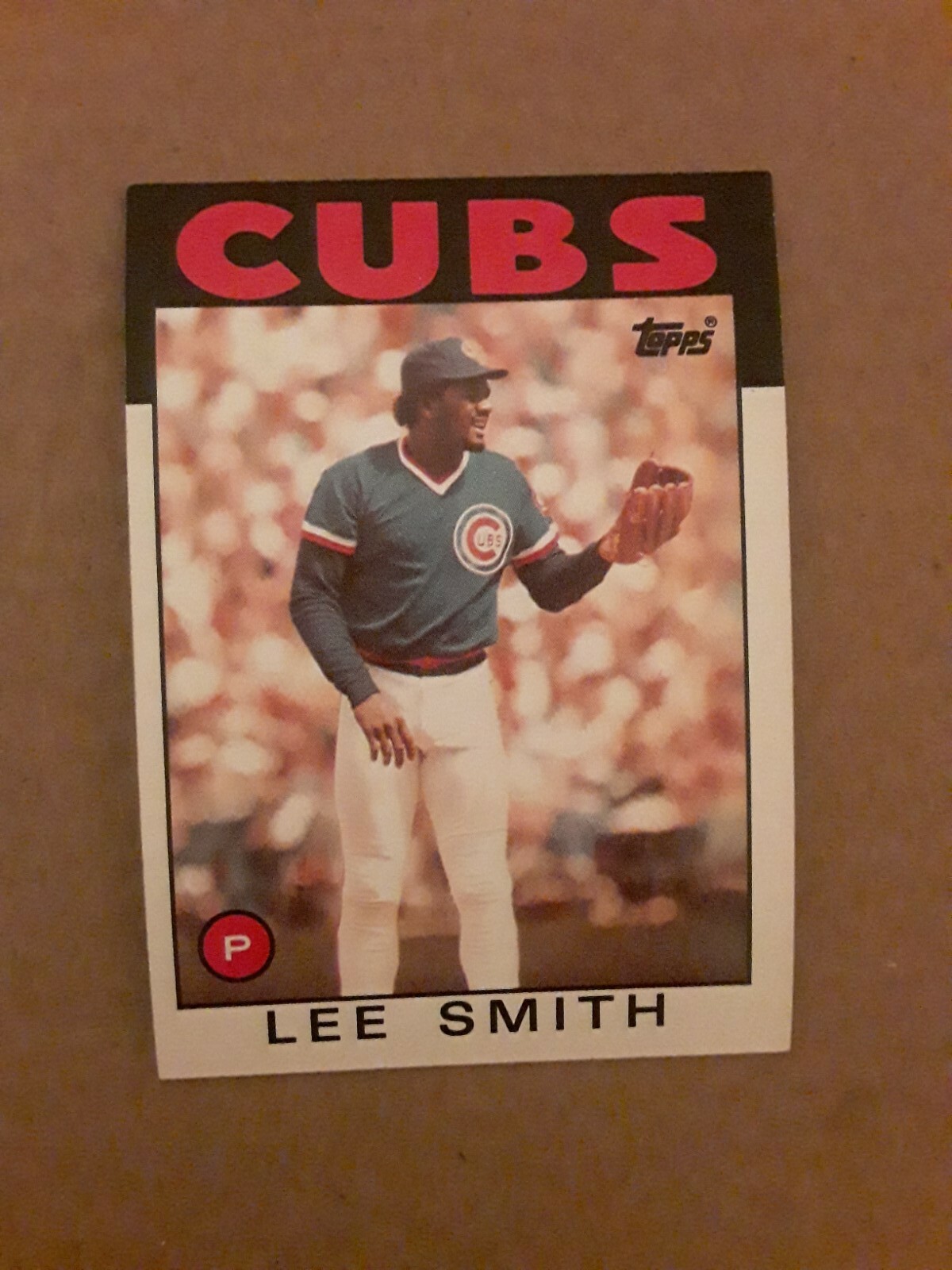 1986 Topps LEE SMITH baseball card #355. CHICAGO CUBS HOF. . | eBay