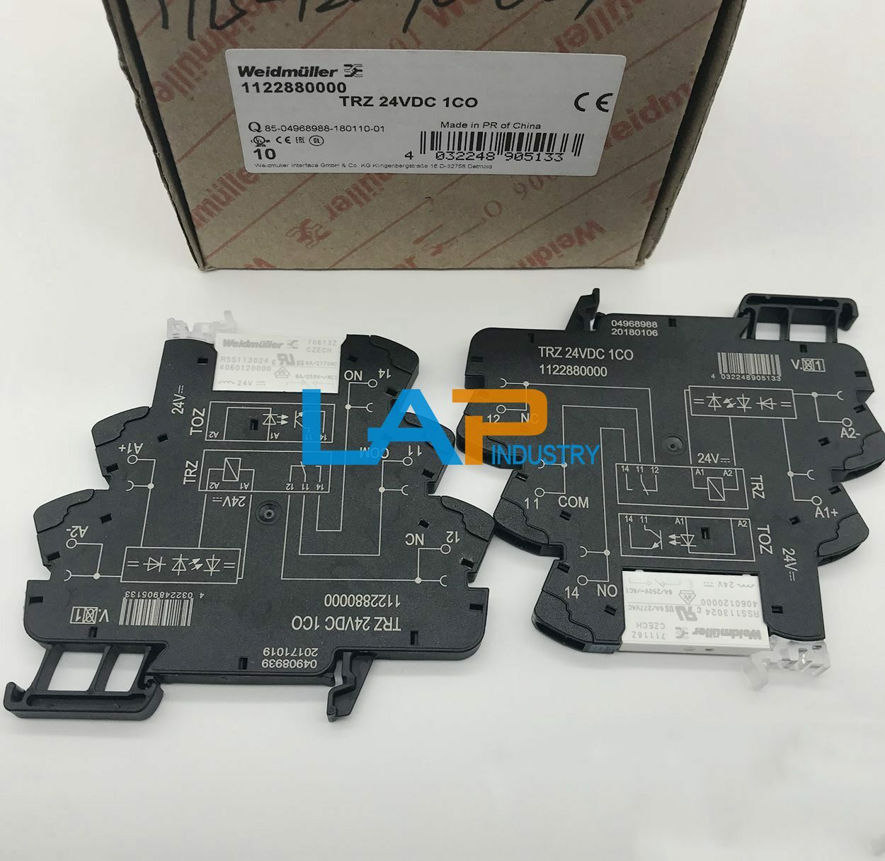10PCS/Box New For Weidmuller RSS113024 Terminal Relay 1122880000 TRZ ...