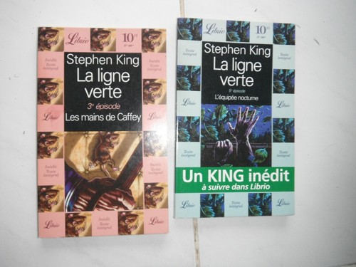 LA LIGNE VERTE 3 em/5 em EPISODE N° 102/104 LIBRIO Stephen KING ...