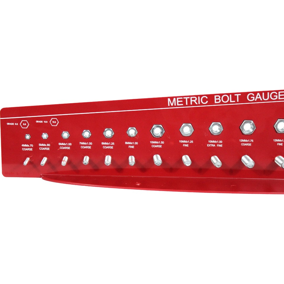 Bolt Gauge and Nut Gauges Check a Thread Size Fastener Standard SAE ...