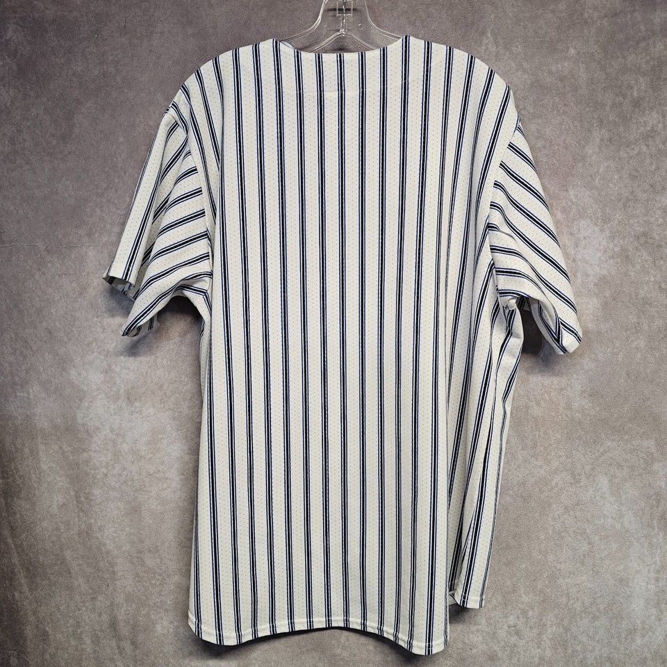 Rare Vintage 90s Majestic Duke Blue Devils Pinstripe Baseball Jersey ...