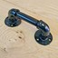 Pipe Furniture Handle Industrial Style Wooden Door Handles Barn Sliding ...
