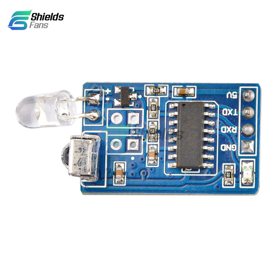 5V IR Infrared Remote Decoder Encoding Transmitter&Receiver Wireless ...