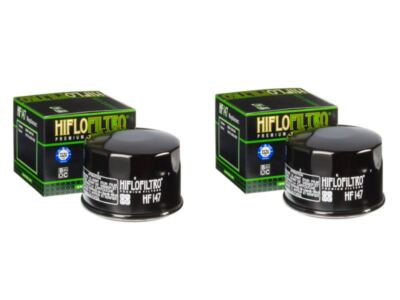 2 x Hiflo Filtro HF147 Motorcycle/Quad Premium Oil Filters | eBay UK