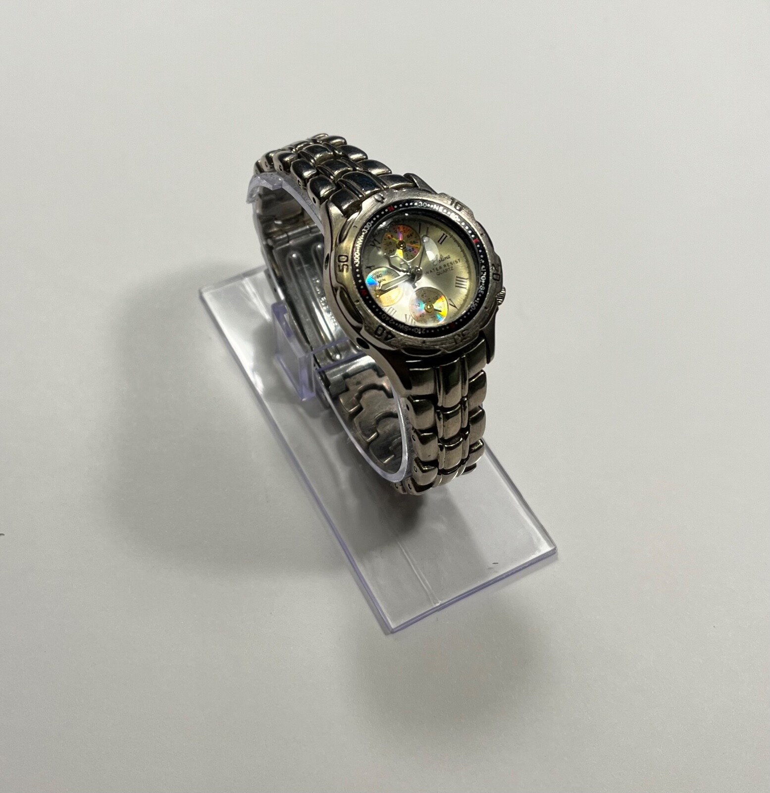 VINTAGE SOLINA Watch Prism Rainbow 4 Dials New Battery | eBay