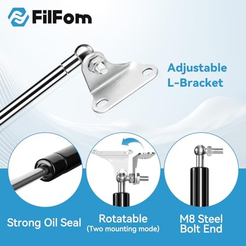 15 Inch Gas Struts Shocks Spring, 45Lb/200N Lift Support with 15 inch ...