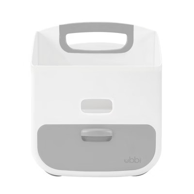 Ubbi Diaper Caddy – Gray, Portable Organizer with Changing Mat | eBay