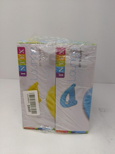 Zcaukya 2 Packs Inflatable Pool Float Chair, Water Lounge Floaties For ...