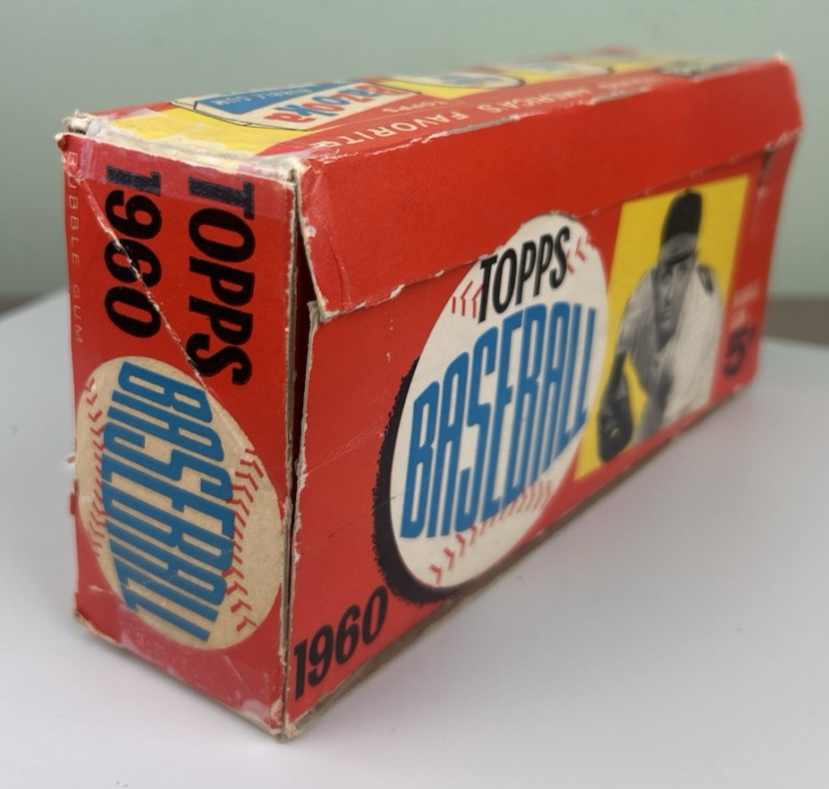 1960 TOPPS BASEBALL EMPTY DISPLAY BOX | eBay