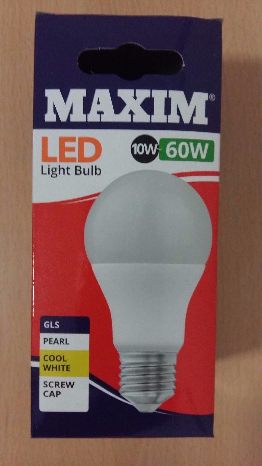 Maxim LED GLS Bulbs 6w 10w 16w BC B22 ES E27 Warm Cool Day White 40w ...