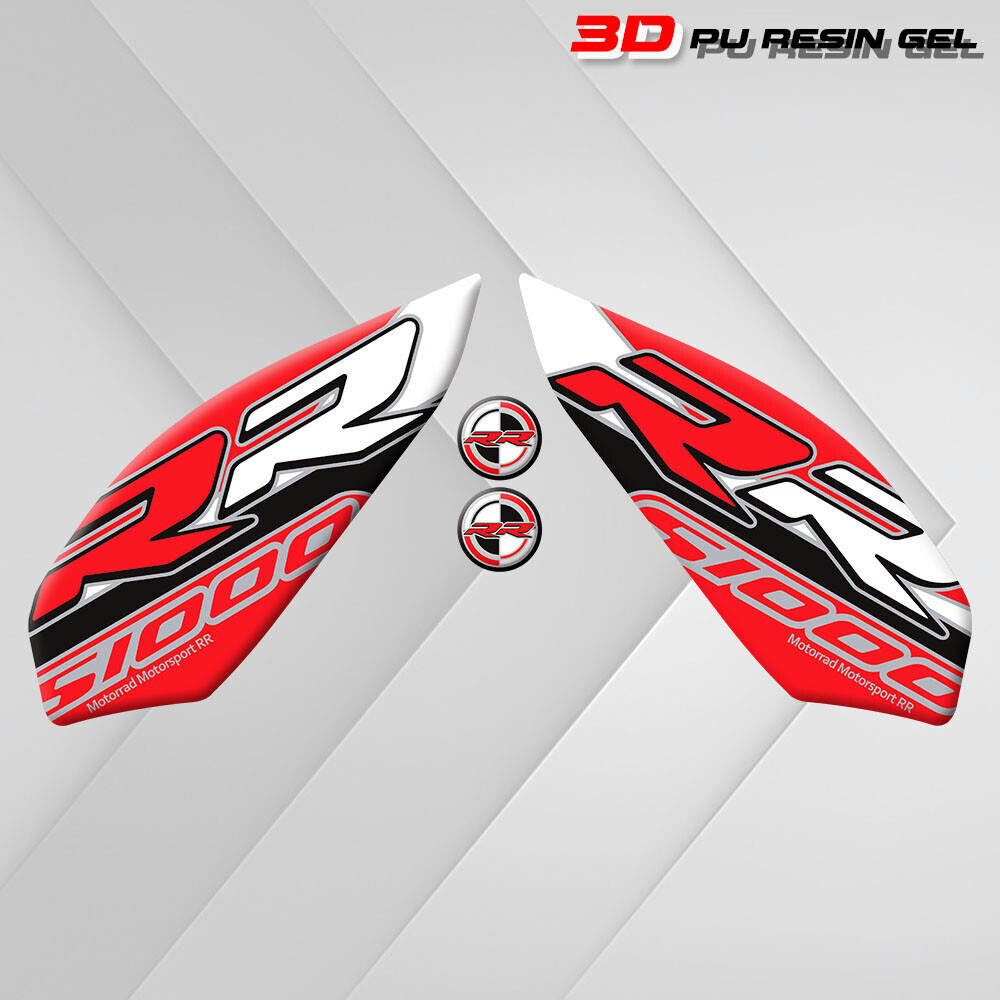 For BMW S1000RR 2021 Side Fuel Tank Knees Grip Decal Sticker Protector ...