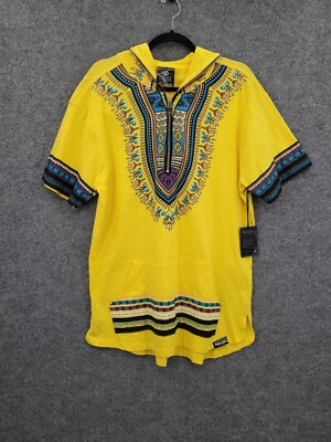 Switch Remarkable Hoodie Mens XL Slim Fit Short Sleeve Tribal Pocket ...