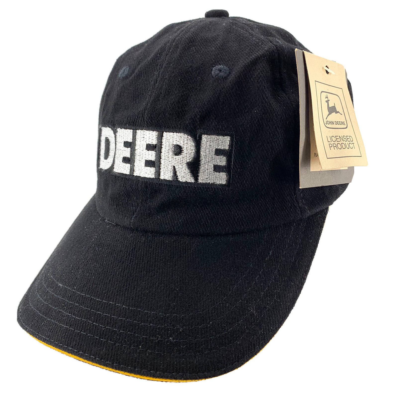 John Deere Tractors Farm Agriculture Hat Cap Black Ad… - Gem
