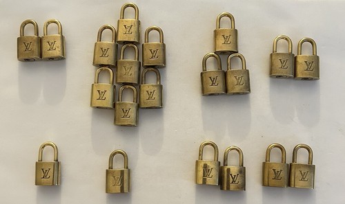 Authentic Louis Vuitton Gold Lock Padlock NO KEY 310 313 314 315 316 ...