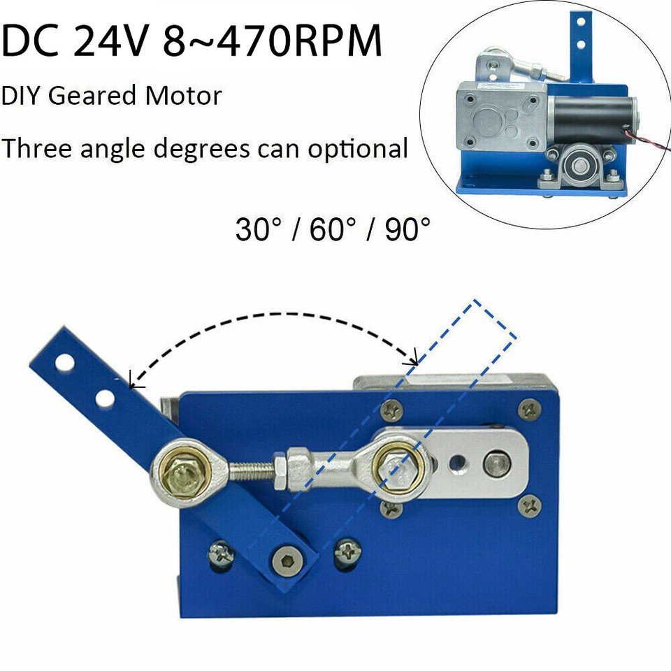 24V DIY Reciprocating Swing Motor DC Gear Motor Automatic Wobbler ...