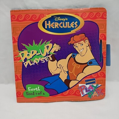 Disneys Hercules Blockbuster Play Pak Pop-Up Playset Earth Book 1 | eBay