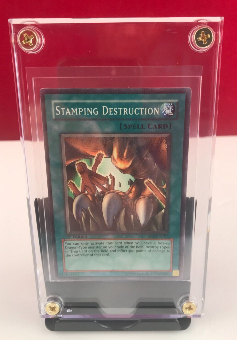 1st Edition Yugioh! Stamping Destruction - SD1-EN017 | eBay